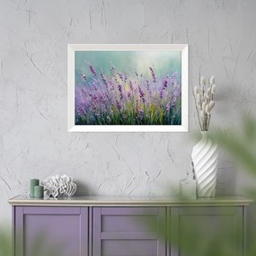 Tištěný obraz s rámem 75x56 cm Lavender – Styler