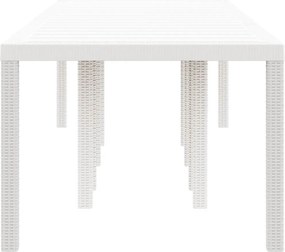 Zahradní stůl Bílá 300 x 100 x 73 cm polyratan 3378522