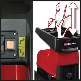 Einhell GC-RS 60 CB červeno-černá / Válcový drtič větví / 2300 W / tlo