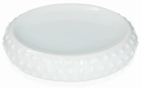 Podložka pod tuhé mýdlo PEARL bílá 12 x 3 cm +