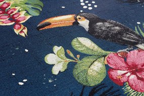Hanse Home Collection koberce Kusový koberec Flair 105609 Tropical Dream Blue Multicolored – na ven i na doma - 200x285 cm