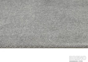 Breno Metrážový koberec NOBLE 75 světle šedý, šíře 400 cm, Šedá