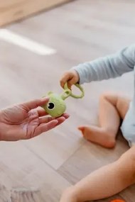 BABYTED Chrastítko Dino 2 ks / Silikon / 13 cm / 0m+