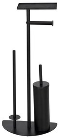 WENKO 26060100 - WC set COSENZA 32,5x72 cm černá 26060100