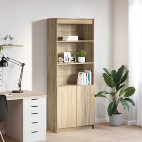 Skříň highboard dub sonoma 70 x 35 x 180 cm kompozitní dřevo 3328473