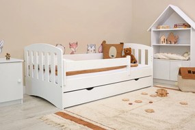 Ourbaby® Classic postel bez úložného prostoru 160x80 cm bílá