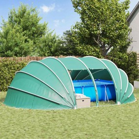 vidaXL Stan na bazén 640 x 432 x 205 cm 185T polyester s PU vrstvou [42001142]