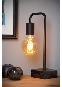 Lucide 45565/01/30 stolní lampa Lorin, černá, E27, 35cm