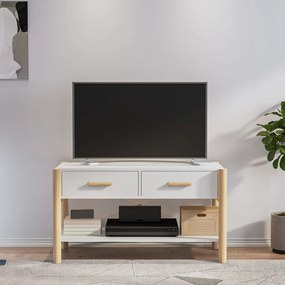 345660 vidaXL TV stolek bílý 82 x 38 x 45 cm kompozitní dřevo