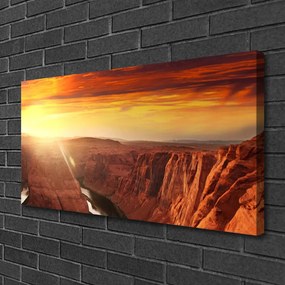 Obraz na plátně Velký Kaňon Krajina 125x50 cm