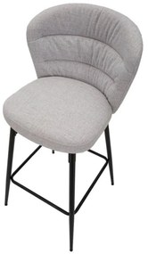 Designová barová židle Bardolph šedá