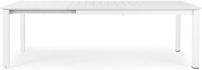 BIZZOTTO rozkládací zahradní stůl KONNOR 160/240x100 cm bílý 0662276