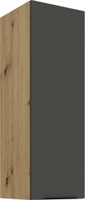 ARIA pa | horní skříňka 30 G-90 1F policová | 30 cm | VYSOKÁ | ANTI FINGERPRINT povrch | artisan/šedá grafit