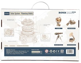 ROBOTIME Rokr 3D dřevěné puzzle Sluneční soustava 316 ks
