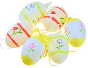 Velikonoční malovaná vajíčka střední 6 ks