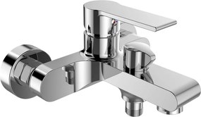Mereo Mereo, Vanová nástěnná baterie, Dita, 150 mm, bez příslušenství, chrom, CBE90104D