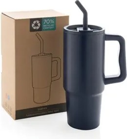 XD Design Velký nerezový termohrnek Embrace 900ml modrá