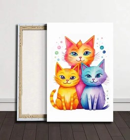 Obraz - Tři kočičky v pohodovém společenství