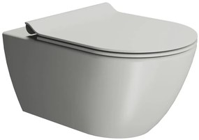 GSI GSI, PURA závěsná WC mísa, Swirlflush, 36x55cm, Cenere dual-mat, 881517