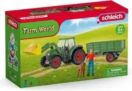Schleich Traktor s přívěsem / od 3 let