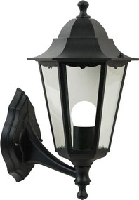 NOR 74371003 Venkovní nástěnné svítidlo Cardiff 1x60W E27 černá čirá - NORDLUX