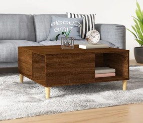 vidaXL Konferenční stolek 80 x 80 x 36,5 cm kompozitní dřevo [821092] Barva: hnědý dub