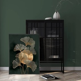 Tištěný obraz s rámem 60x80 cm Gold Ginkgo – Styler