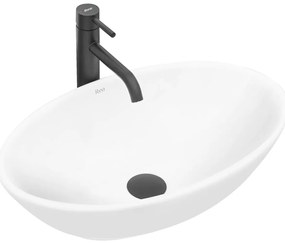REA-U4603 - Umyvadlo na desku PAMELA 33x53 cm keramika/lesklá bílá REA-U4603