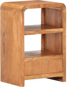 Noční stolek 40 x 30 x 60 cm masivní akácie s medovým povrchem 289633