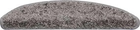 Schodové rohože 30 ks 56 x 17 x 3 cm šedé, půlkulaté 3365799
