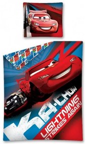Dětské povlečení CARS červené Rozměr povlečení: 80 x 80 cm | 135 x 200 cm