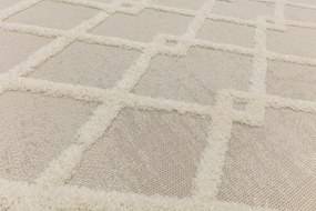 Tribeca Design Kusový koberec Mola Beige/Cream Diamond Rozměry: 160x230 cm