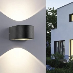 PN 9460-13 CARLA LED venkovní nástěnné svítidlo antracit IP54 3000K - PAUL NEUHAUS