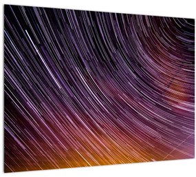 Skleněný obraz rozmazaných hvězd na oblozeSkleněný obraz rozmazaných hviezd na oblohe (70x50 cm)