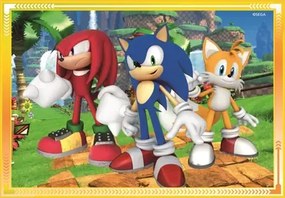 Clementoni 21522 Puzzle Sonic 4v1 (12+16+20+24 dílků) / od 3 let