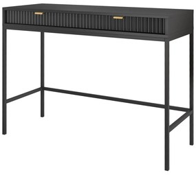 Toaletní stolek Nova 104 cm černý/černý rám