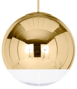 Tom Dixon Závěsná lampa Mirror Ball 50 cm, gold MBB50G