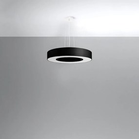 Sollux Lighting Lustr SATURNO SLIM 50 černý