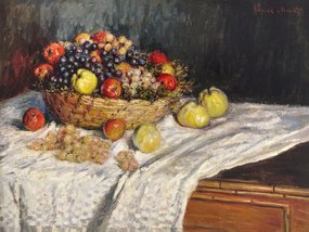 Obrazová reprodukce A Bowl of Apples (1880), Claude Monet
