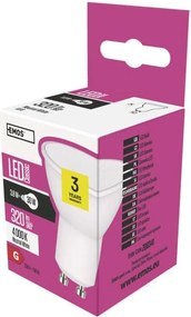 Emos lighting LED žárovka Classic MR16 3,8W GU10 neutrální bílá