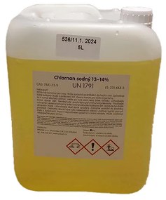 Probazen Chlornan sodný 5L - tekutý chlor do bazénu