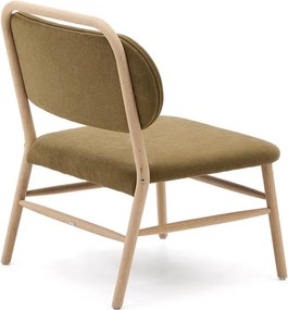 Zelené žinylkové křeslo Helda – Kave Home