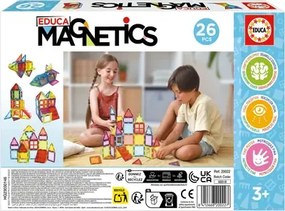 EDUCA Magnetická stavebnice Magnetics / 26 dílků