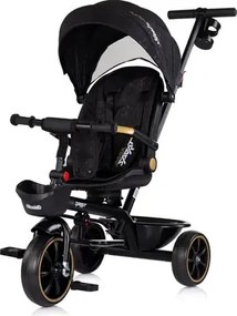 CHIPOLINO Tříkolka se stříškou Max Sport 2v1 Noir