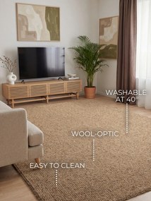 ELLE Decoration, Kusový koberec Wolly Ultra 106227 Caramel z kolekce Elle, 80x150, hnědá, ložnice