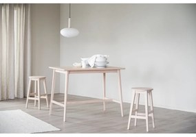 Barová stolička z dubového dřeva v přírodní barvě (výška sedáku 65 cm) Austin – Rowico