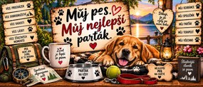 Hrnek pro pejskaře Můj pes, můj nejlepší parťák – dárek pro milovníka psů 300 ml