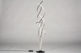 Stojací designová LED lampa se stmívačem Bang Black