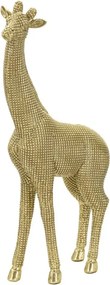 Dekorativní soška Giraffe zlatá