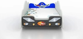 Dětská auto postel Minimax 180x90 - modrá